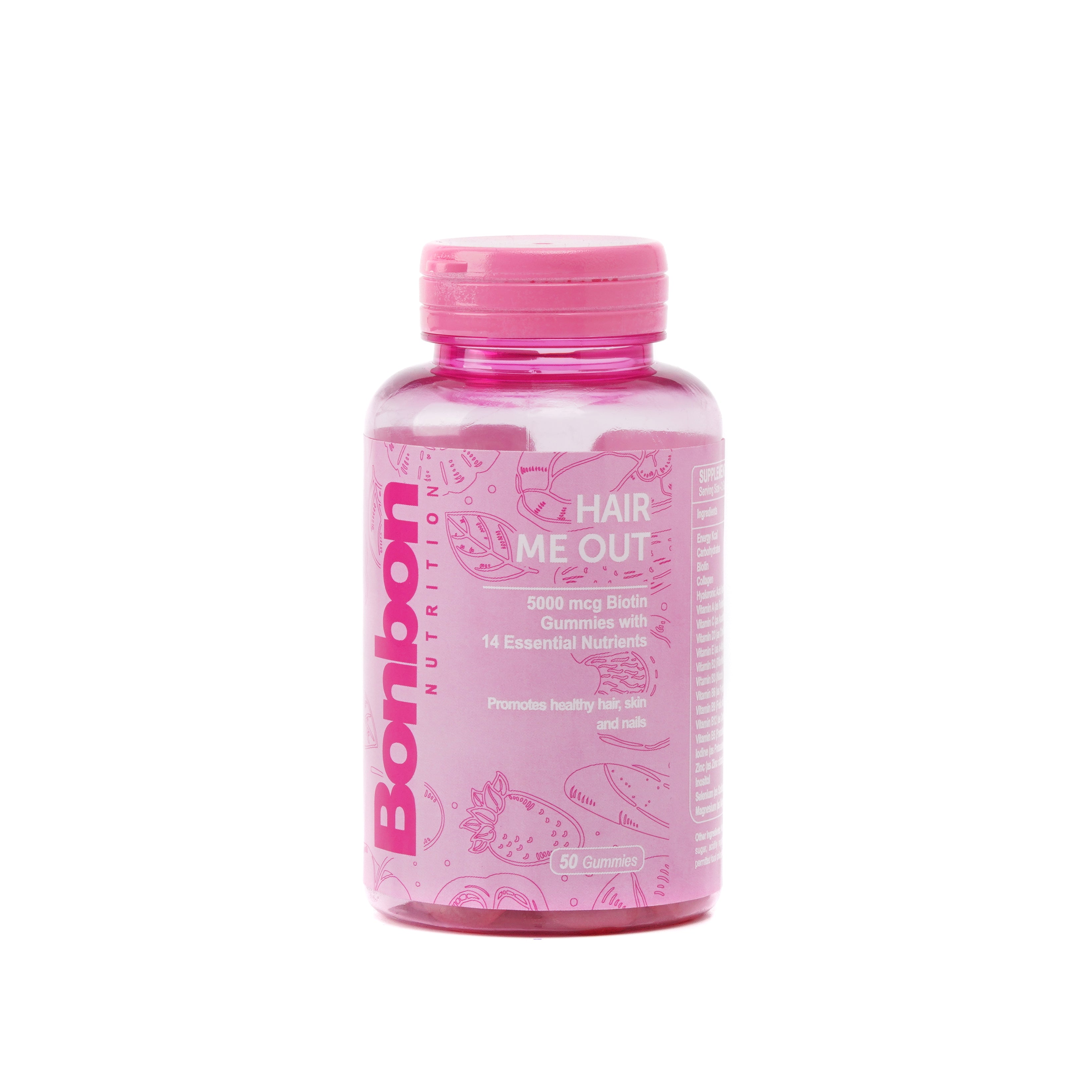 HAIR ME OUT - Biotin Gummies – Bonbon Nutrition